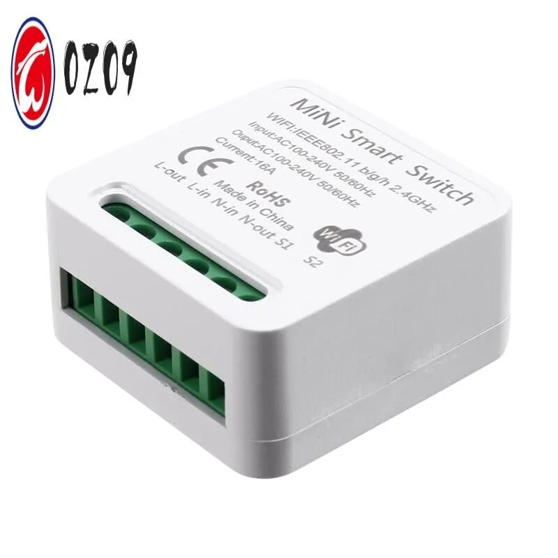 Мини-релейный переключатель Smart WiFi, модуль выключателя света с таймером сделай сам , приложение Life/Tuya, беспроводной пульт дистанционного управления