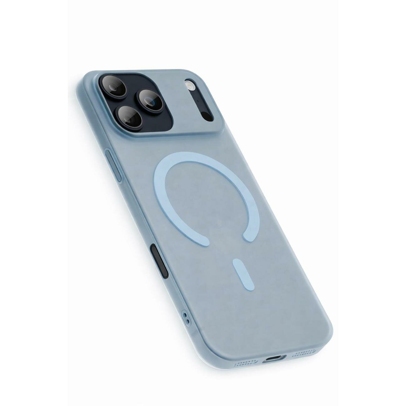 Чехол накладка для iPhone 17 Pro 6.3" Gurdini Slim Series with Magsafe Blue