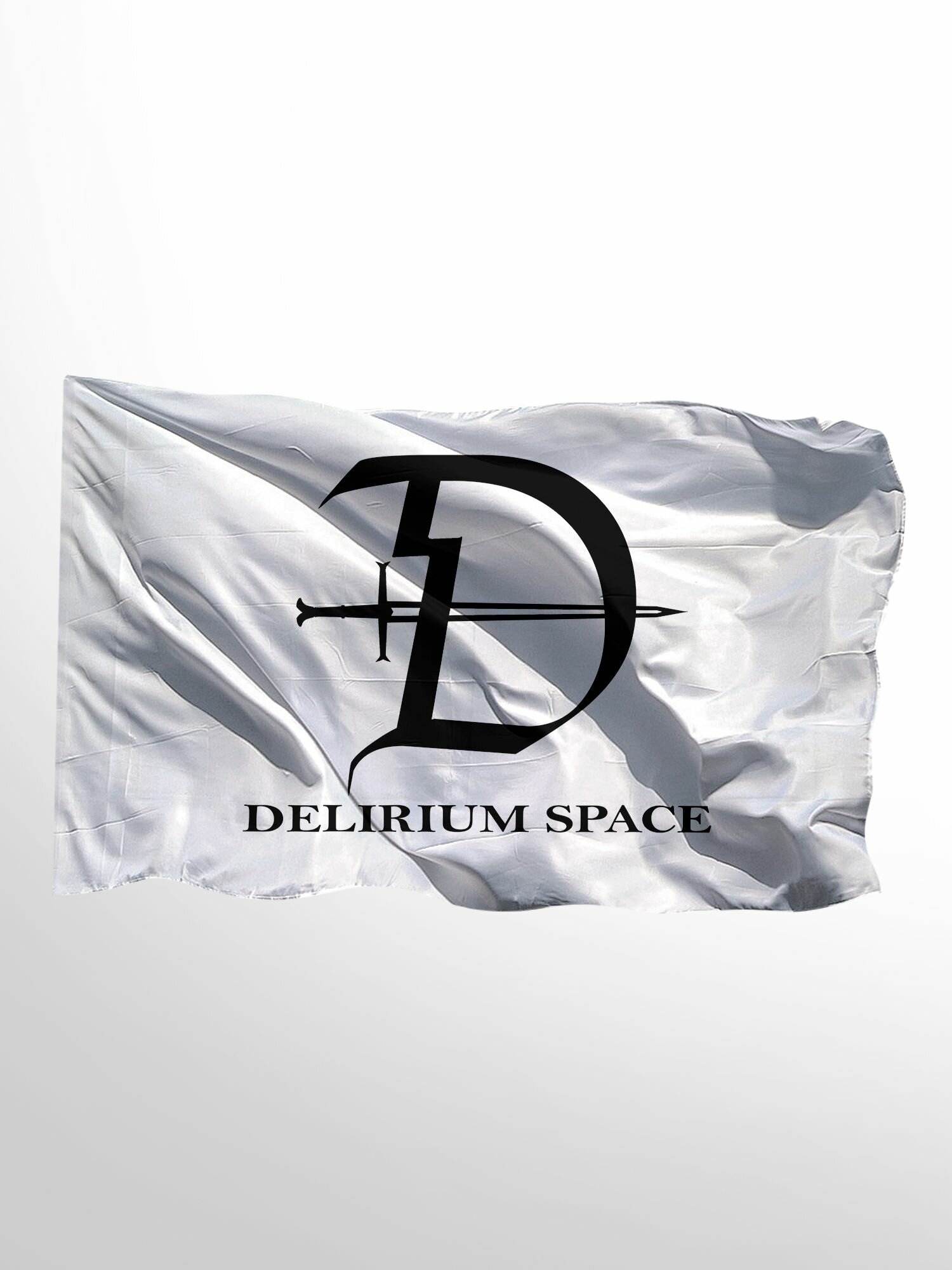 Флаг Флаг Delirium space, 70х105 см на шёлке для ручного древка