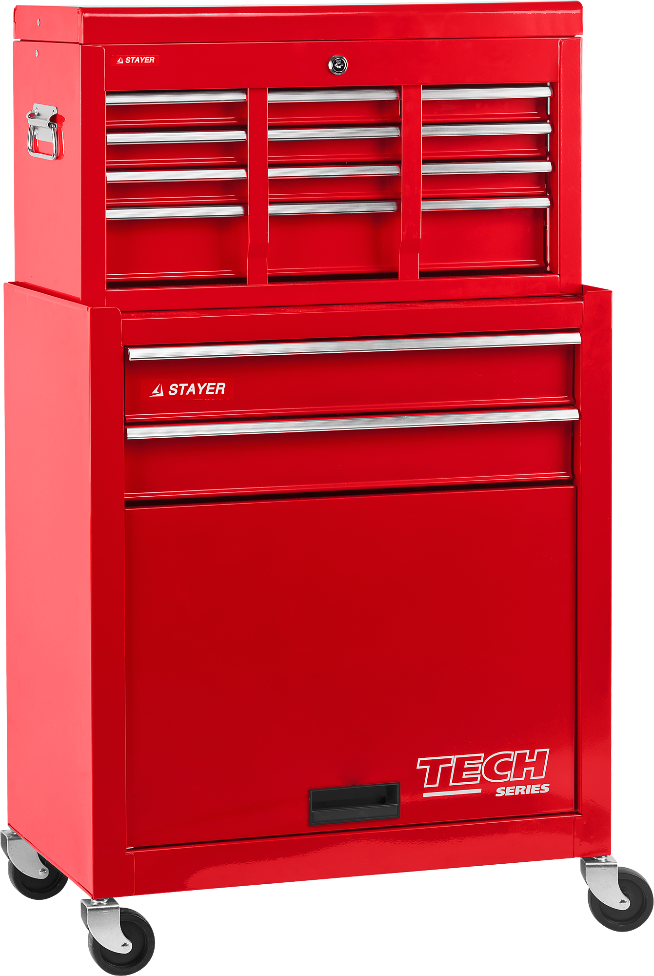 Тележка инструментальная STAYER "MASTER" 38909-K, ящики 2шт, полки 7шт