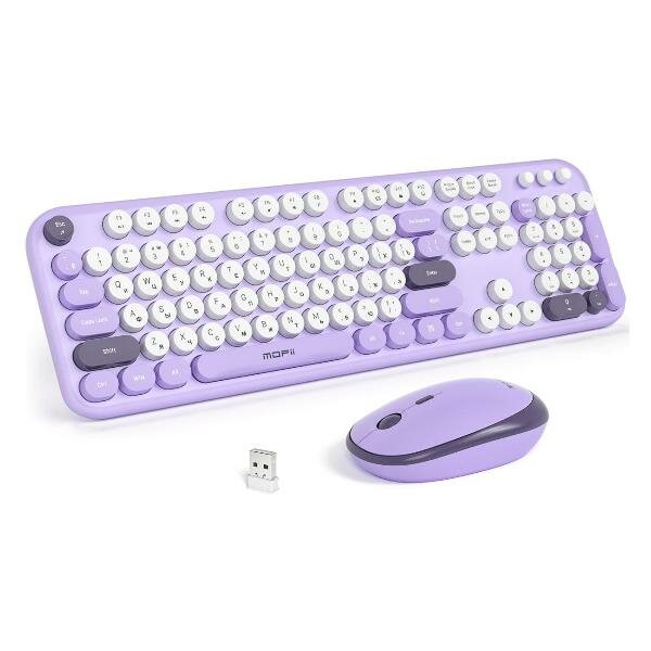 Комплект клавиатура+мышь MOFii SMK-693M2AG violet