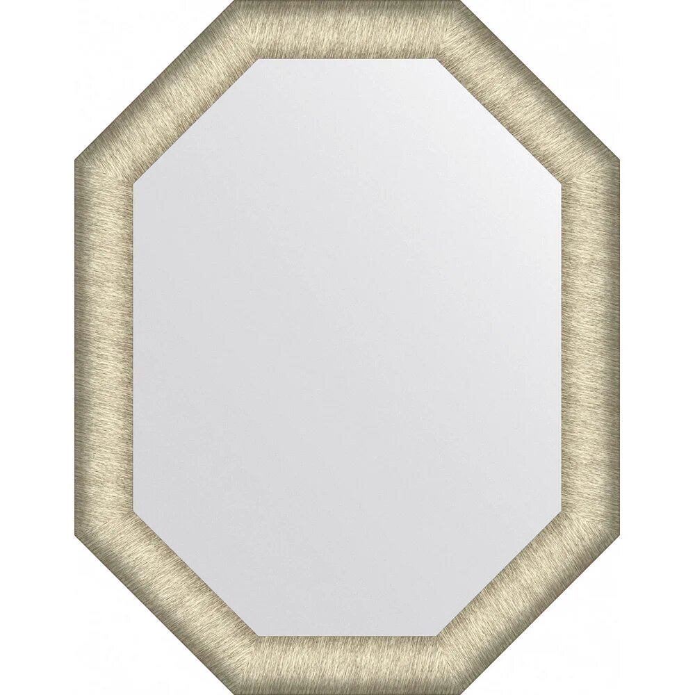Зеркало EVOFORM в багетной раме - брашированное серебро 59 mm (55x70 cm) BY 7425