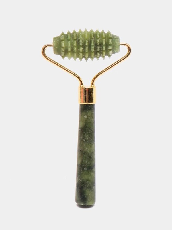 Набор Гуаша, Нефритовый массажер для лица, Роллер с камнем, косметический, роликовый