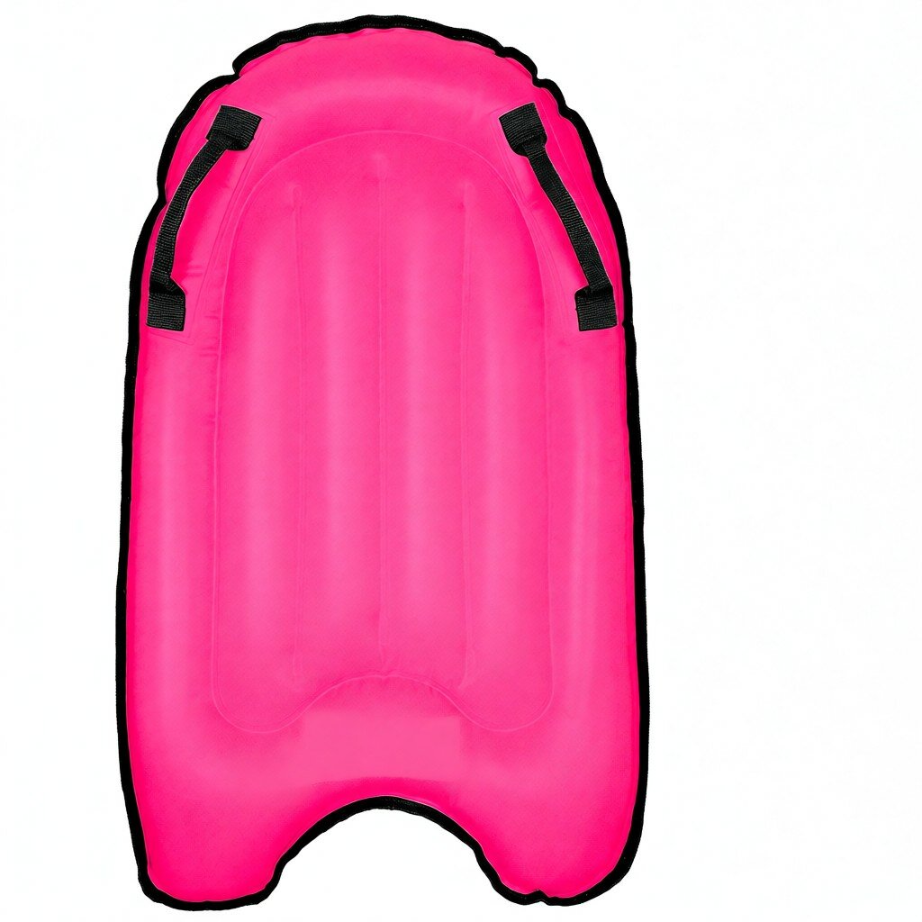 Плоскость для серфинга надувная с ручками серфинг борд складной пляжный серфборд легкий плавучий коврик для плавания дети взрослые безопасный пляжный бассейн игрушка Розовый Оранжевый Голубой Желтый 77*42*8 см 1 шт