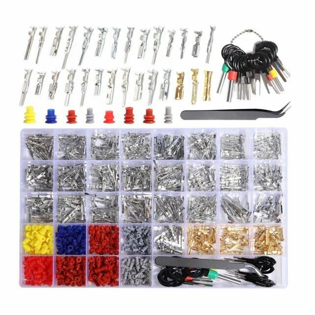 (1 коробка) 950ШТ клеммных колодок для обжима мужских и женских контактов ESTD