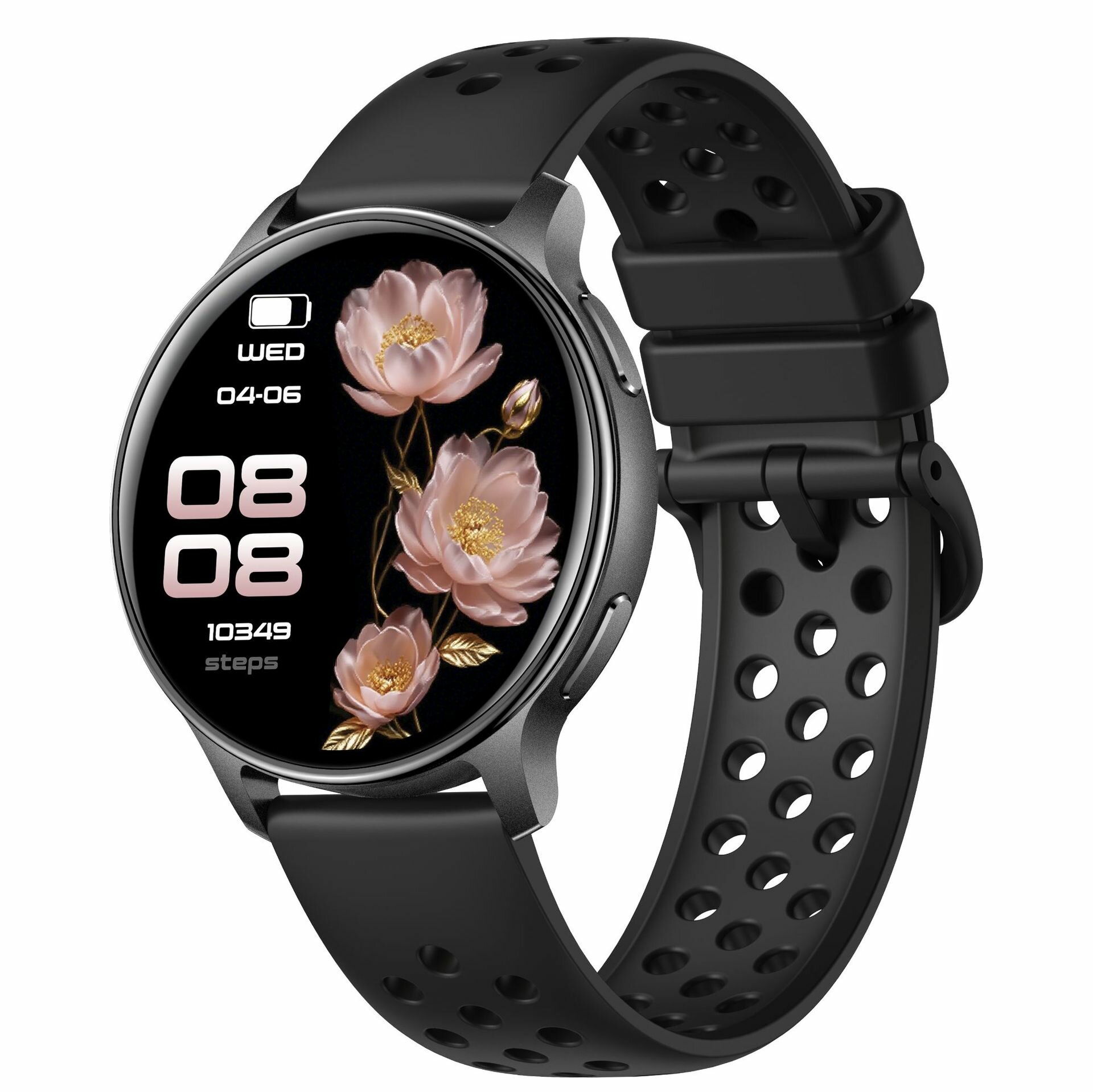 Часы JITE 2026, с GPS, AMOLED-экраном, Bluetooth-звонками, 100 спорт. режимов, черный