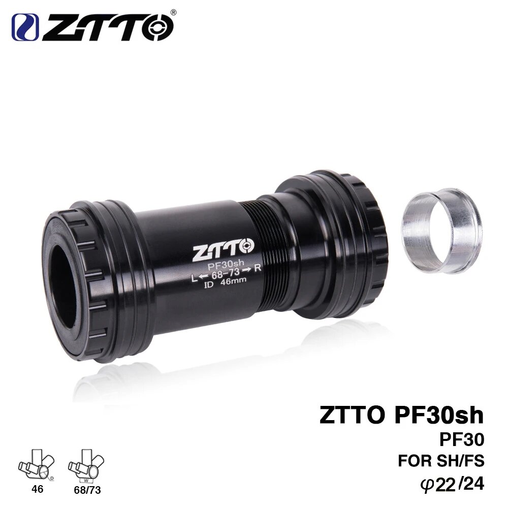 Каретка ZTTO PF30sh алюминиевая для горных велосипедов PF30sh-B B -Gxp