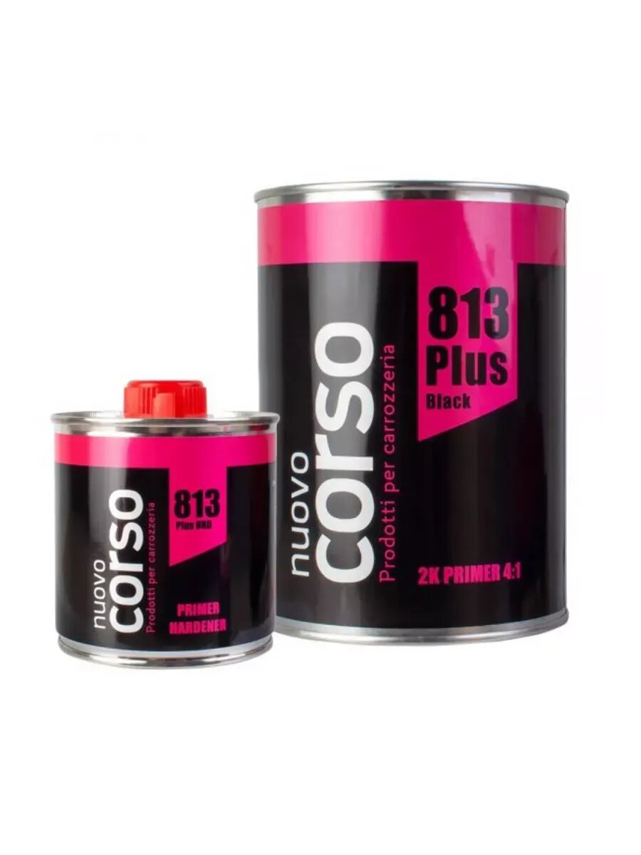 Грунт акриловый универсальный черный 4:1 с отверд. 0,8+0,2кг