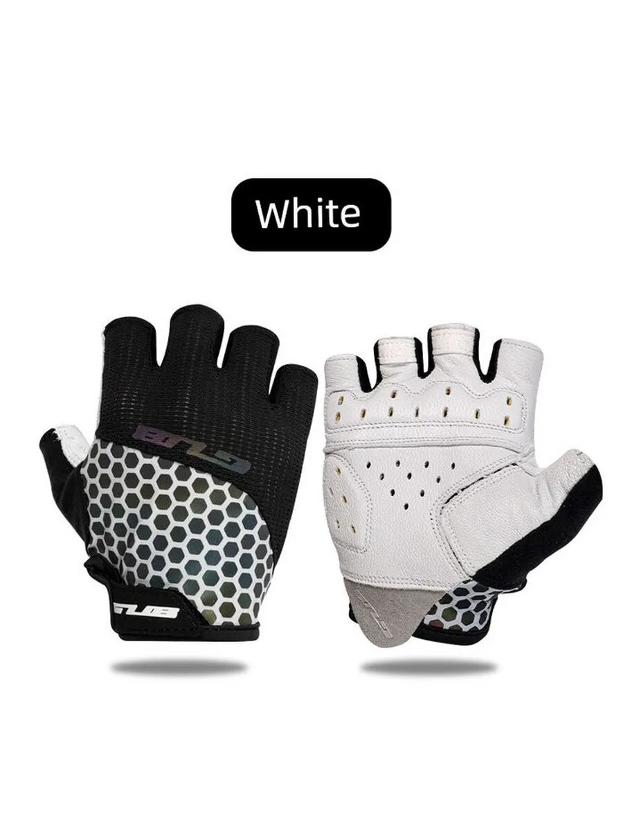 Велосипедные перчатки с силиконом, полупальцы