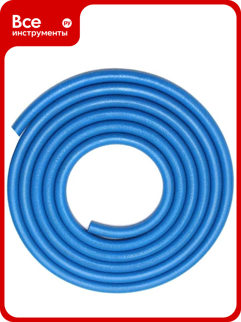 Рукав Инсвартех кислородный синий с резиновой оболочкой и нитяным каркасом, температурный диапазон, бухта