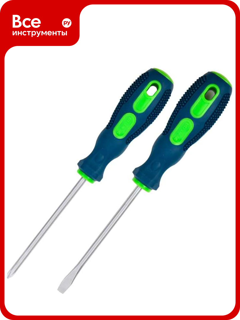 Набор отверток Zentor SL5*100, PH1*100 2 шт ZT19102M