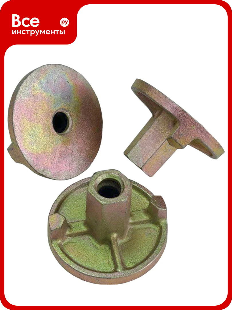 Гайка стяжная GAVIAL для опалубки двухрожковая оцинкованная, 90 мм 20 шт /уп 27131/20