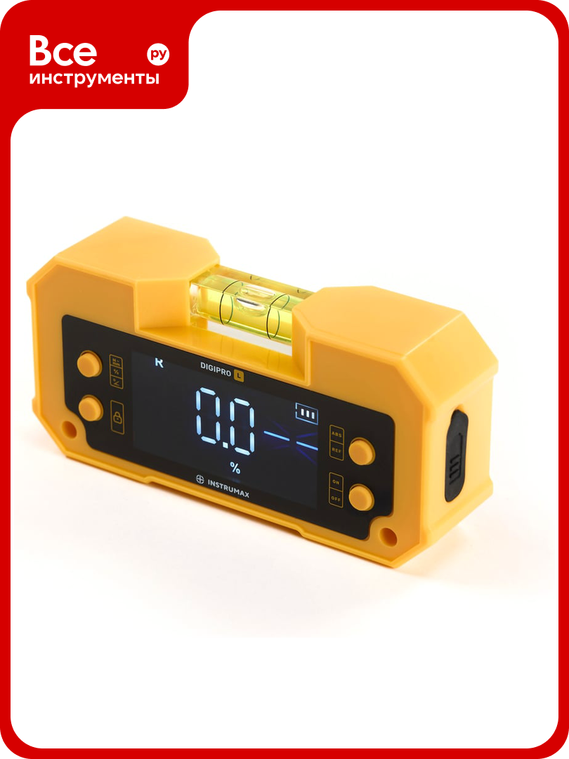 Электронный профессиональный двухосевой магнитный уровень INSTRUMAX DIGIPRO L IM0163