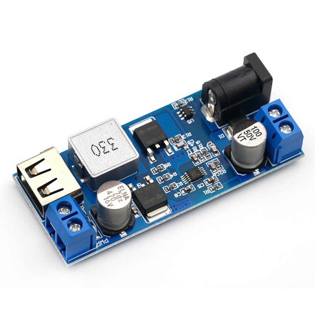 Понижающий модуль питания DC DC 24V/12V-5V 5A