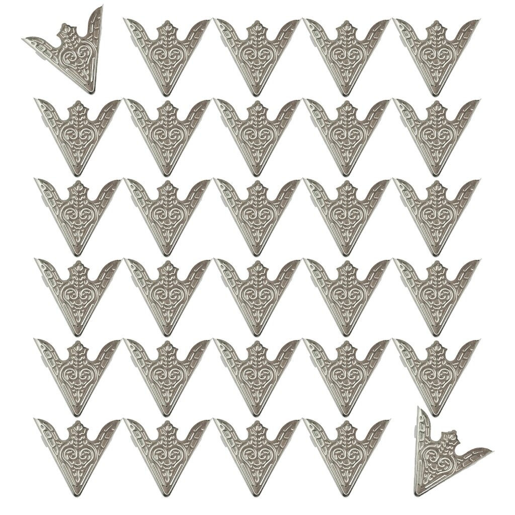 100шт Уголков с металлическими воротничками Для украшения костюмов Ручной Работы и шитья