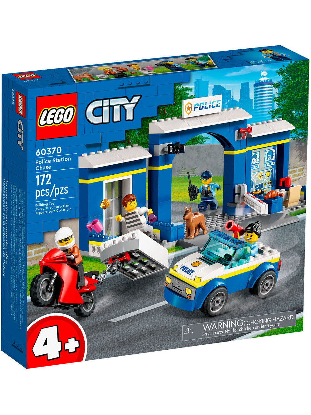 Конструктор LEGO City 60370 Побег из полицейского участка