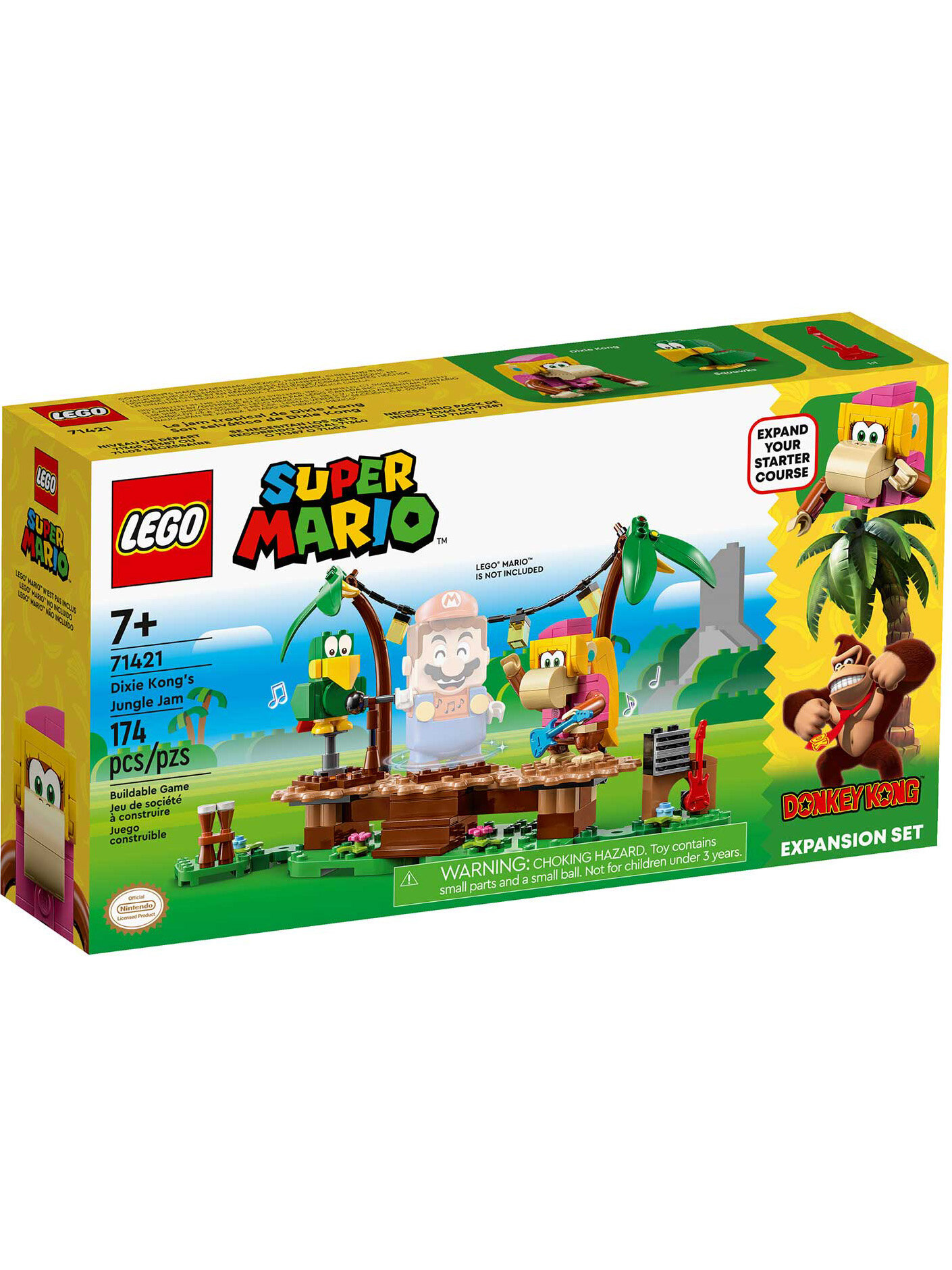 Конструктор LEGO Super Mario 71421 Дикси Конг в джунглях