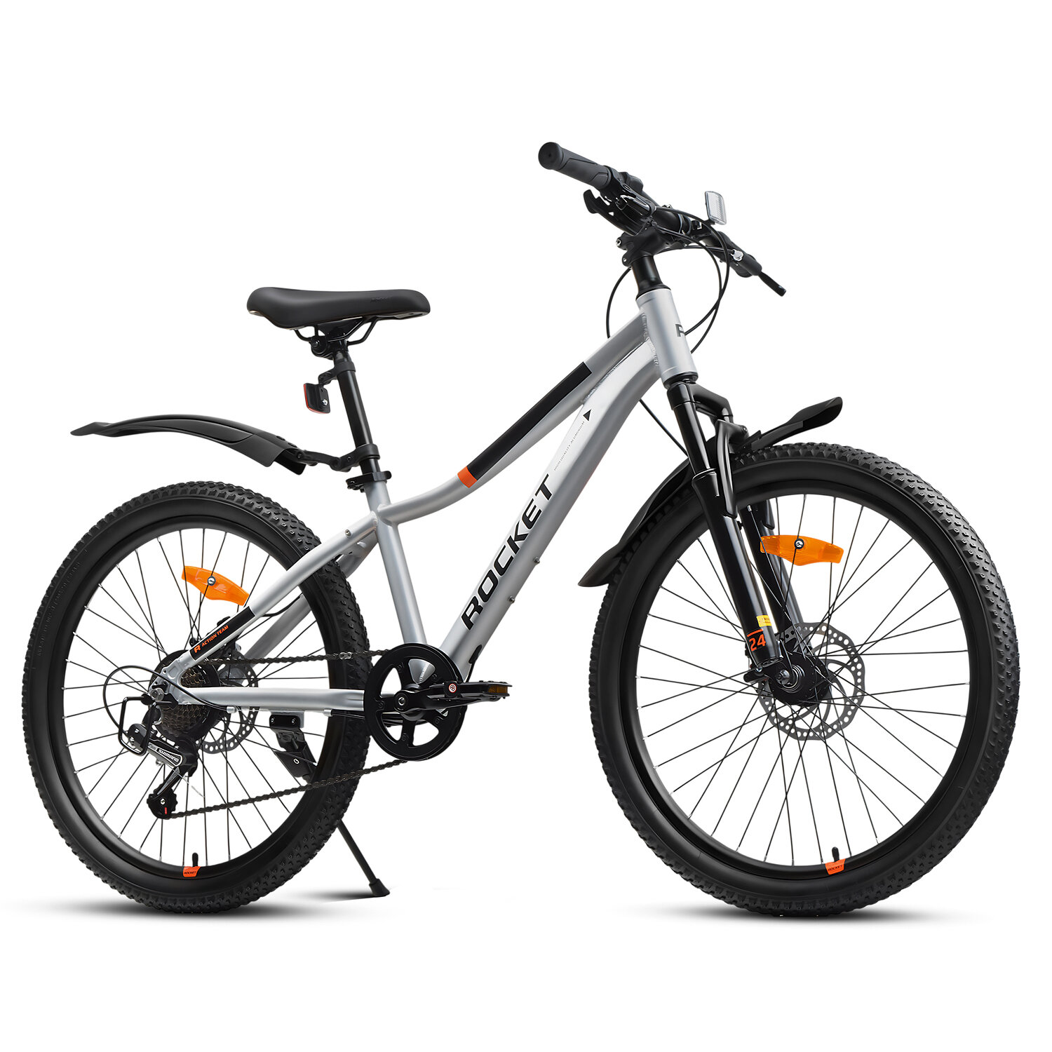 Велосипед 24" Rocket Teen Pro 24, подростковый, 7 скоростей, рама 13". Рекомендуемый рост: 130 – 145 см.