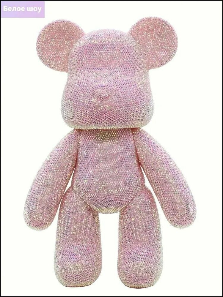 Эксклюзивный брелок в виде медведя создается своими руками из хрустальных страз, этот набор для вышивания алмазами 5D станет уникальным домашним декором или подарком