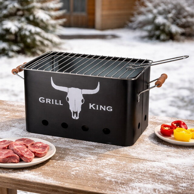 Настольный угольный гриль Бигхорн 32*20 см, Koopman, C80901060