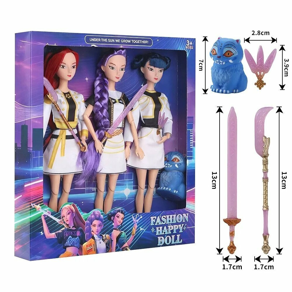 Подарочная фигурка Kpop-Мира Руми, Поющая охотница на демонов, игрушка-кукла для косплея, праздничные подарки на 2026 год