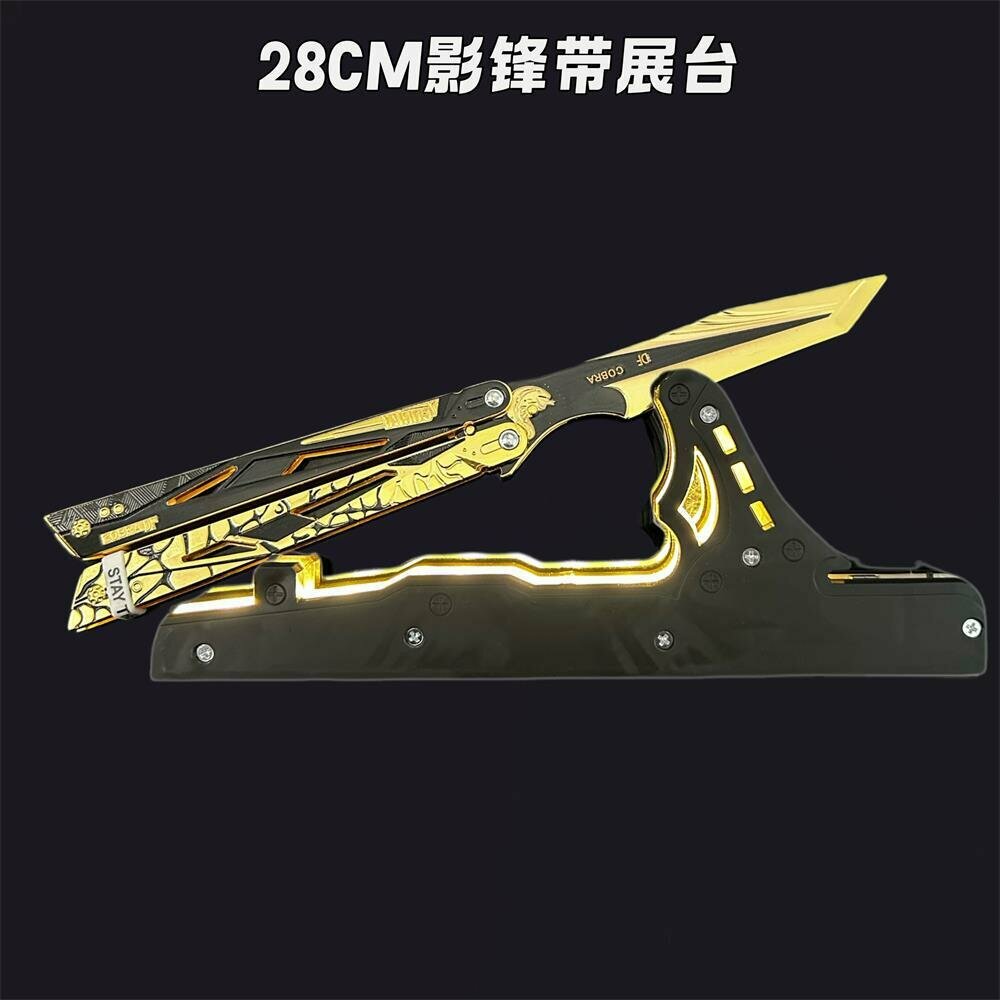 2026 Дельта Игровая Периферия Большой Кред Светящийся Дисплей Стенд Коллекционный Ремесленный Орнамент Игрушечный Нож Подарок