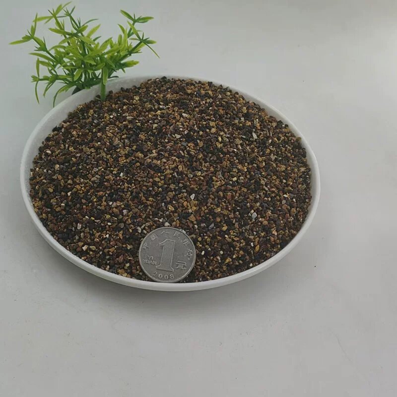 Незамачиваемый южноамериканский коричневый песок для аквариумного ландшафта, подходит для аквариумов с имитацией ручья,