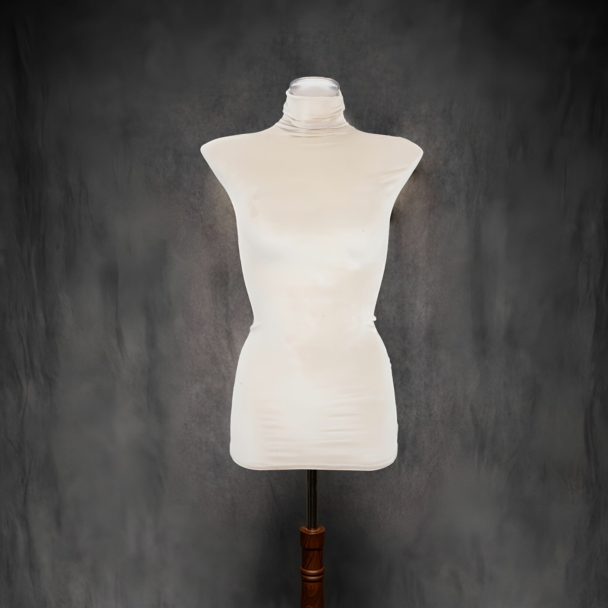 Бежевый велюровый чехол для женского полумасштабного манекена для автомобильного использования