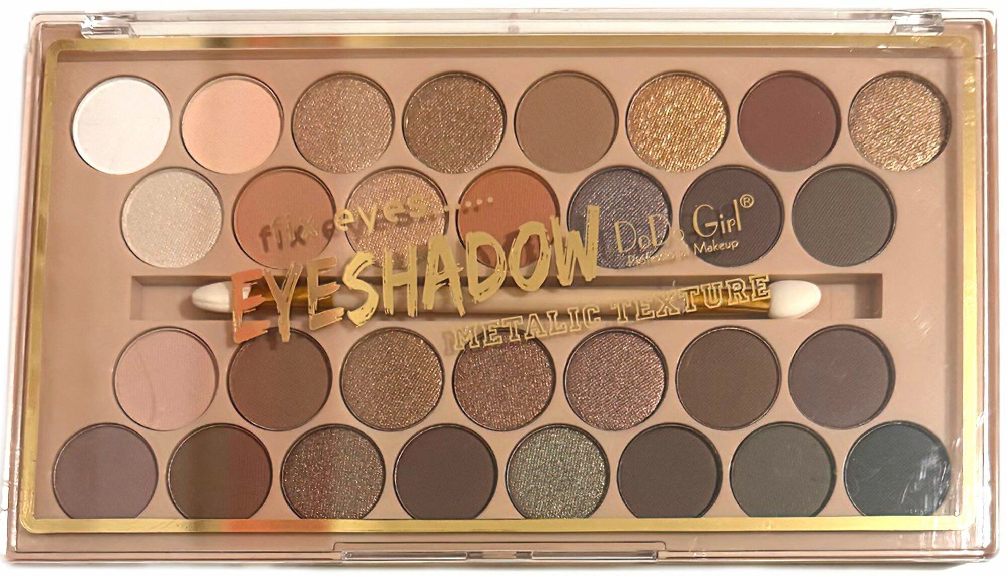 DoDo Girl EYESHADOW FIX EYES Палетка теней 30 Colors Тон 01