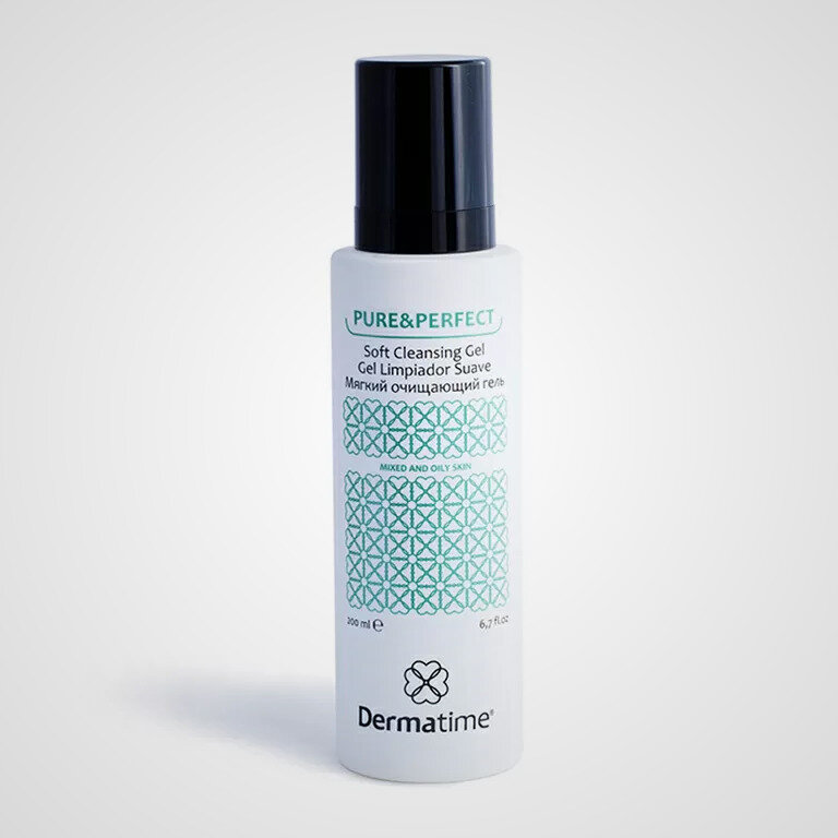 Мягкий очищающий гель PURE&PERFECT 200 мл DERMATIME PURE&PERFECT Soft Cleansing Gel Гель 200 мл