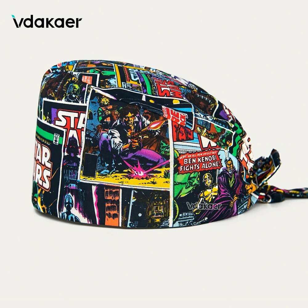 Медицинская шапка vdakaer из хлопка