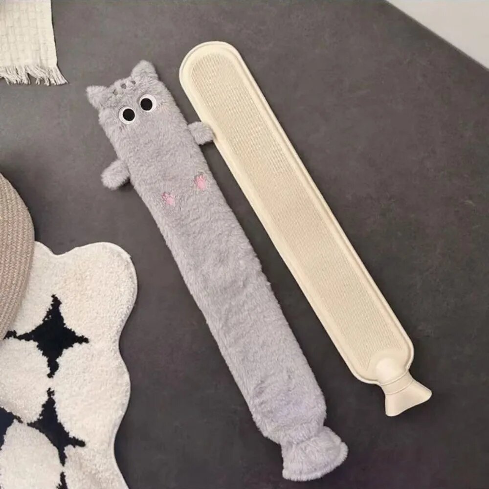 Резиновый имбирный кот для горячей воды Серый, Style 3