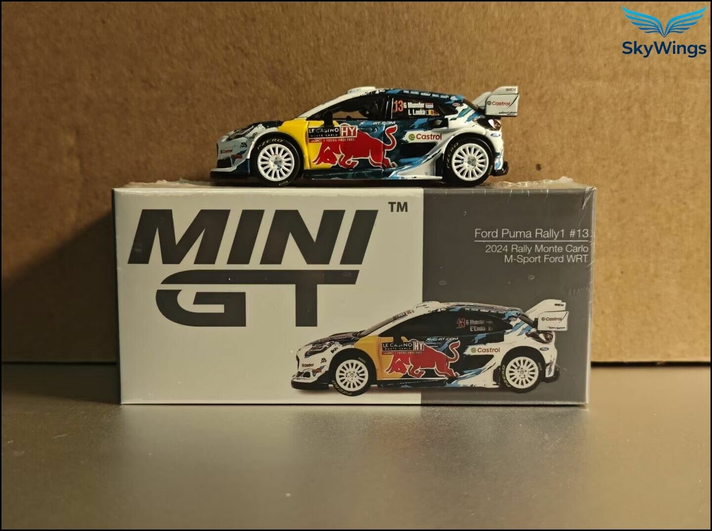 Эксклюзивная коллекционная модель Ford Rally WRT 13th Place, масштаб 1:64, номер 974, изготовлена из сплава для детей
