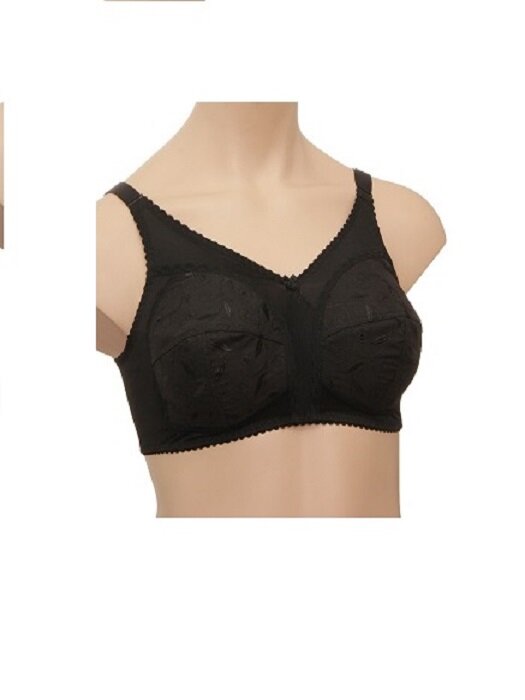 Бюстгальтер Valeria 0405, ортопедический, после мастэктомии, черный, хлопок, 80C