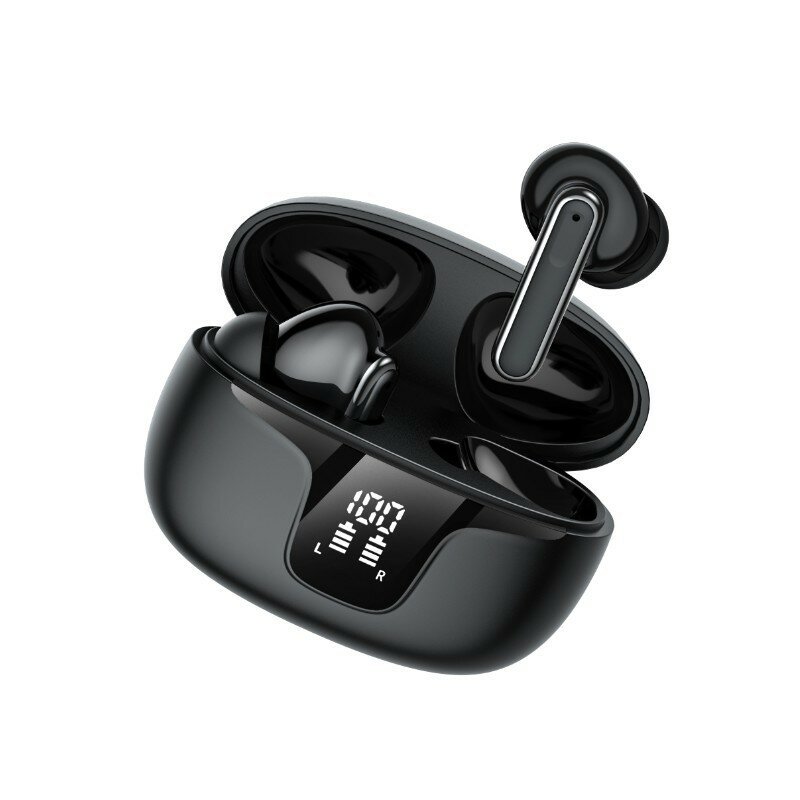 XY19ENC беспроводные наушники Bluetooth 5.3 с шумоподавлением ANC в цвете Obsidian Black