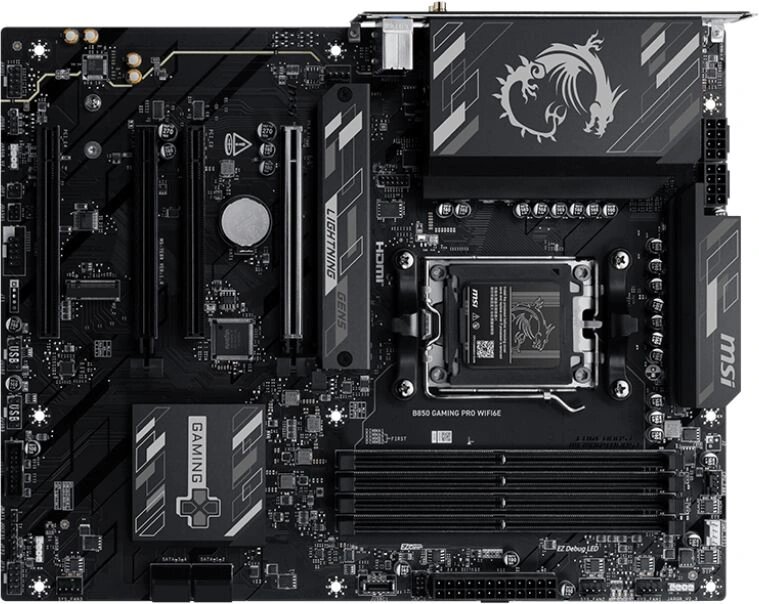 Материнская плата MSI B850 GAMING PRO WIFI6E Socket AM5 AMD B850 4xDDR5 ATX AC`97 8ch(7.1) 2.5Gg RAID+HDMI+DP