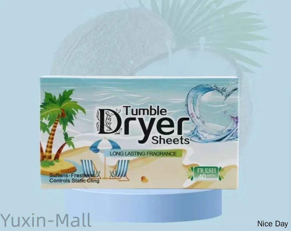 Салфетки для белья в сушильную машину. Свежесть океана