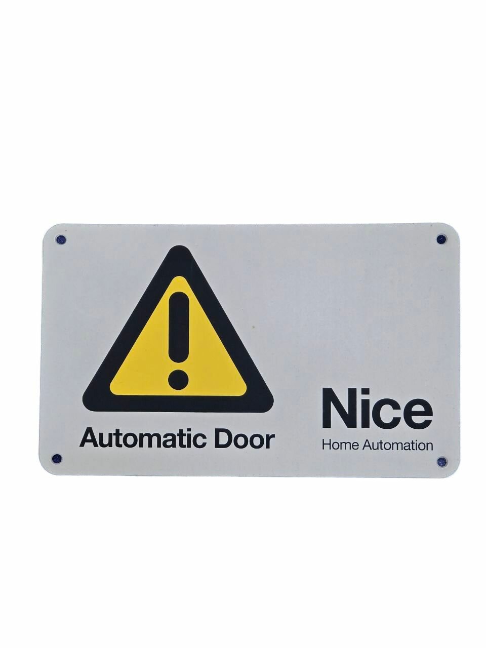 Табличка Nice "Автоматические ворота"