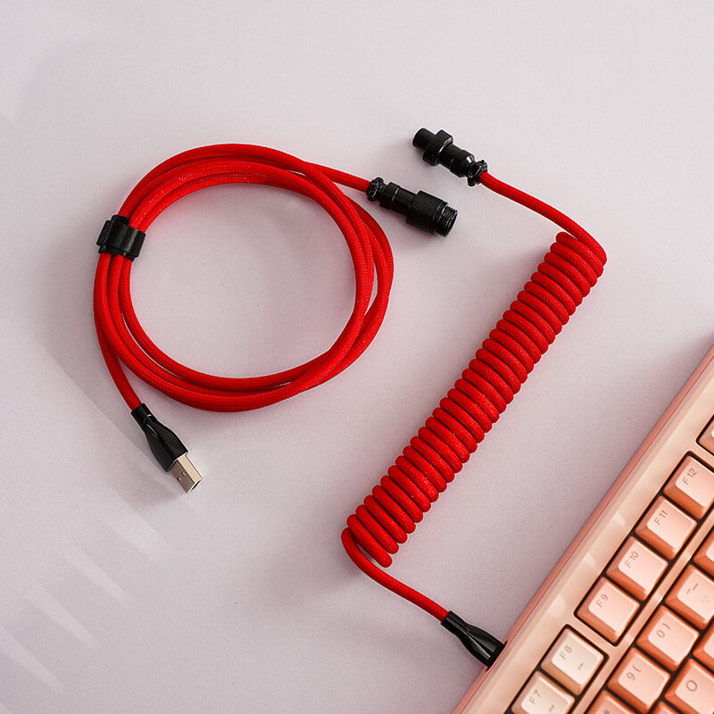 Кабель с авиационным разъемом на заказ, механический кабель для передачи данных, кабель с авиационным разъемом для рыболовных сетей, спиральный кабель, армированный кабель, плетеный кабель типа C.