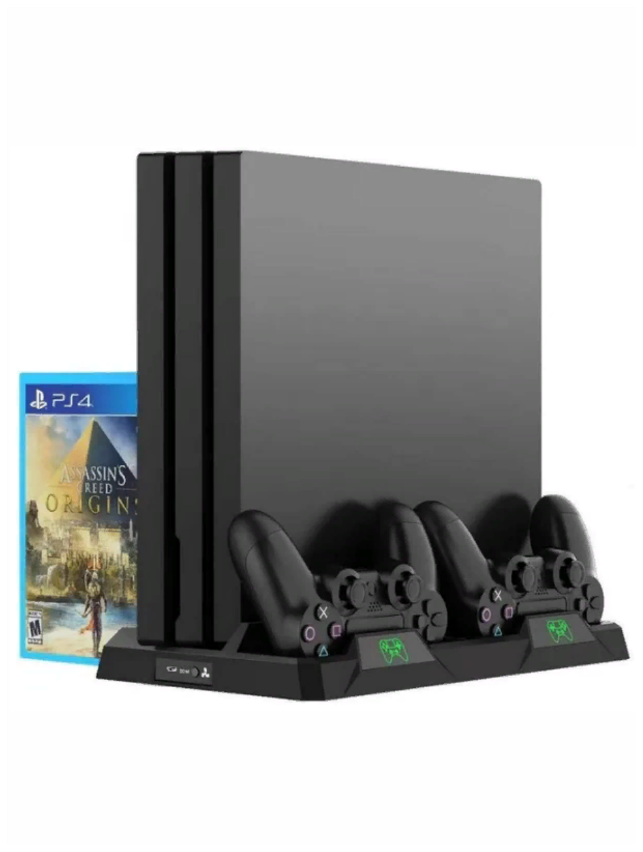 Многофункциональный стенд DOBE для PS4/Slim/PRO с индикаторами и функцией охлаждения