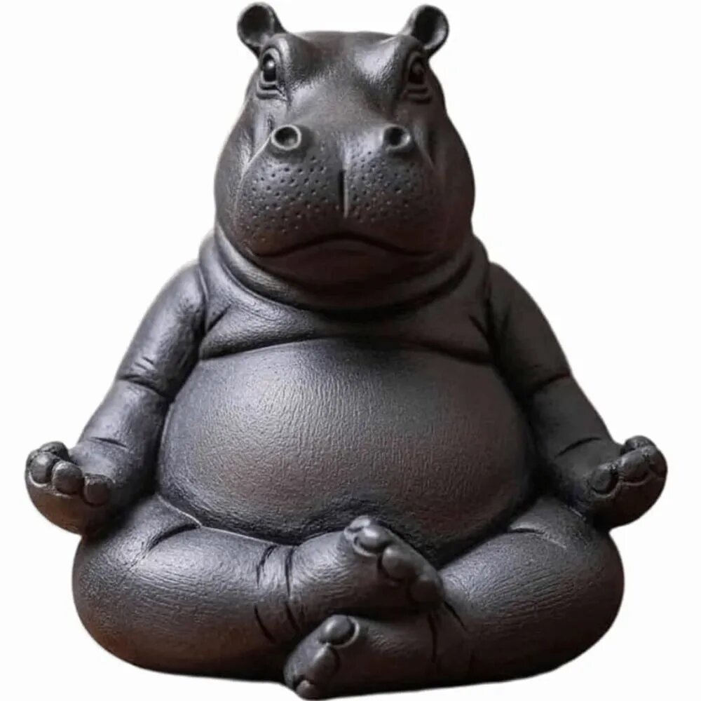 Декоративные украшения в виде бегемота