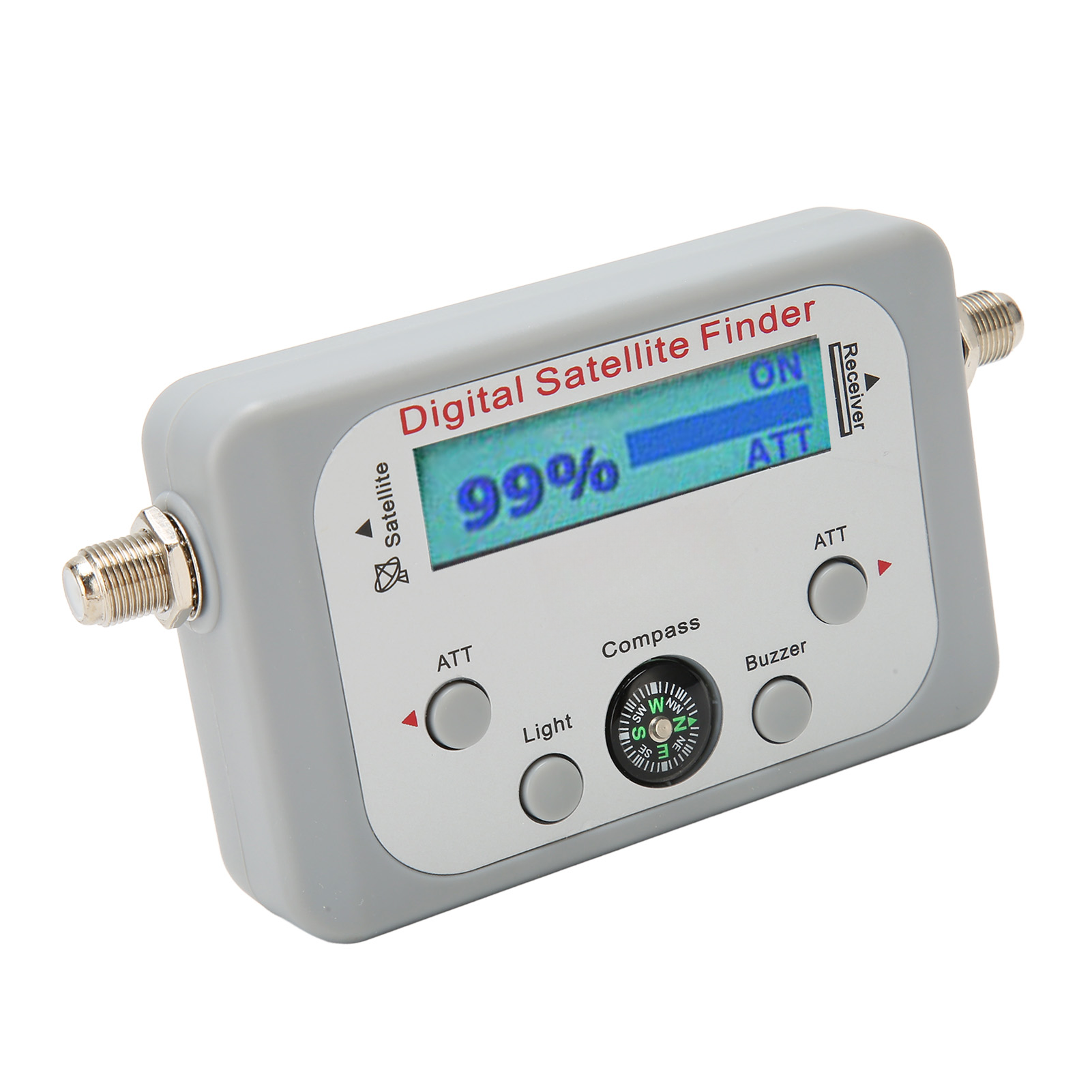 Цифровой Спутниковый Поисковик: ABS Материал Быстрое Поиск Спутников С Компасом Спутниковый Сигнальный Измеритель - Четкий Дисплей Для Работы В Ночное Время Компас Для Спутников For DirecTV И Других Систем