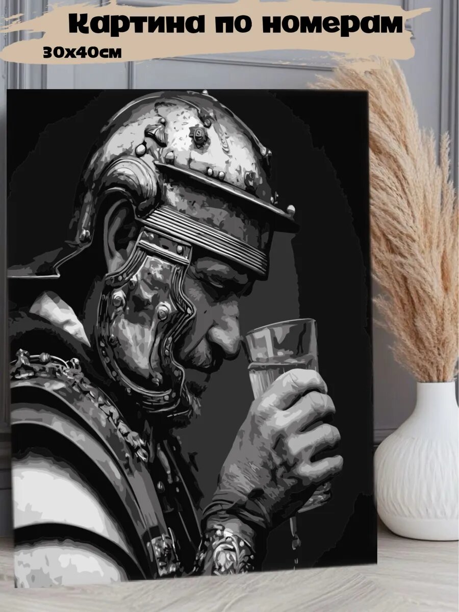 Картина по номерам рыцарь