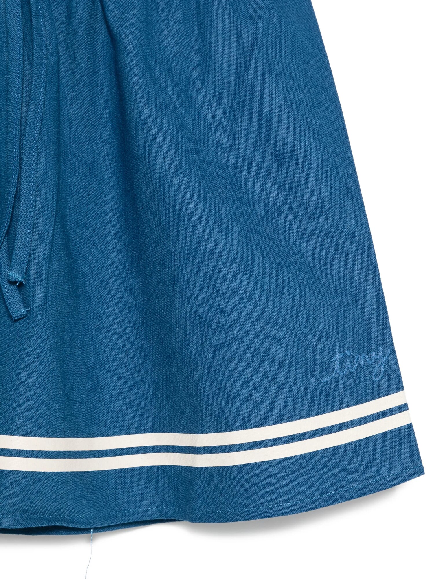 Юбка TINYCOTTONS Stripe-trim drawstring skirt, размер 4 года — фото 1