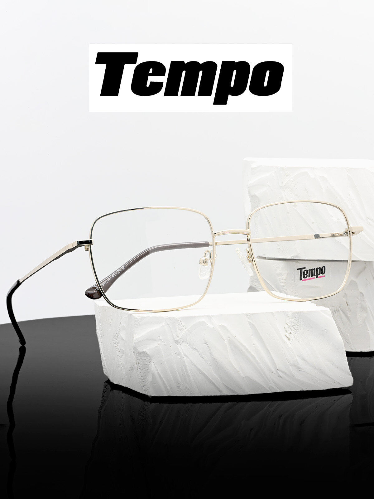 Оправа для очков Tempo 3253 C03 пол Мужской форма оправы Квадратная цвет оправы Золотой