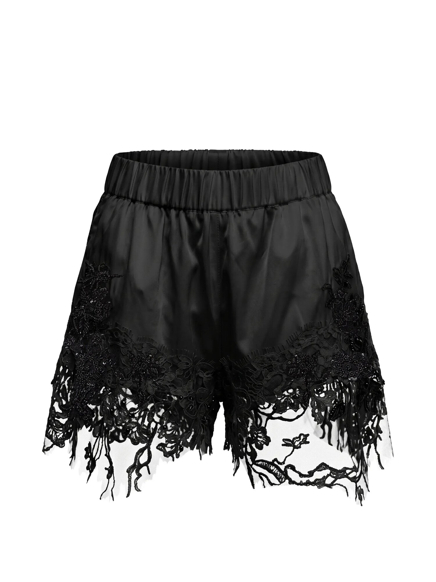 Шорты Lace-trim mini shorts