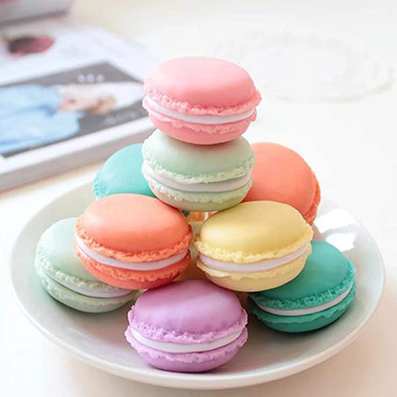 Силиконовая форма для помадки Macaron, 3D форма для свечей Macarons, инструменты для украшения торта, топпер для кексов, шоколадные конфеты, мыло, желейный мулюс — фото 1
