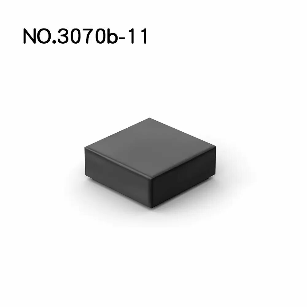 Пластиковые блоки MOC 3070b-11 Черный 20шт