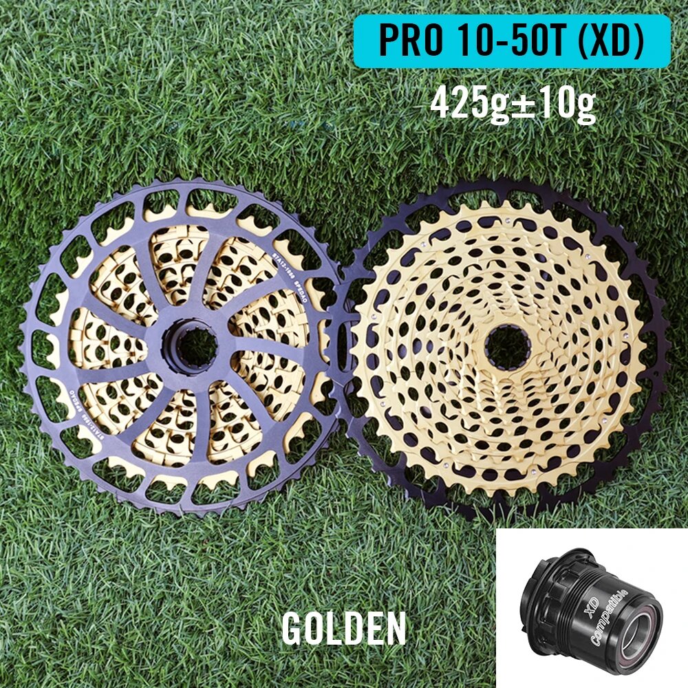 Кассета Spedao MTB 10-50T сталь 12 скоростей PRO 7000 10-50T GD
