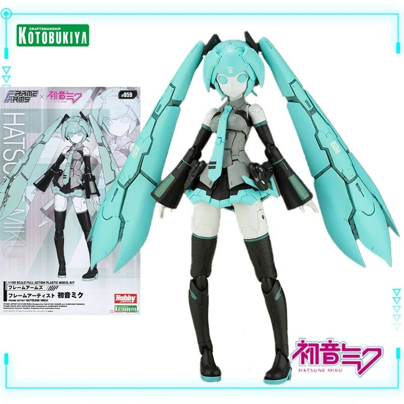 Kotobukiya оригинальный Vocaloid Hatsune Miku рамка художник 1/100 мобильный костюм девушка 15,9 см фигурки в сборе модель игрушки